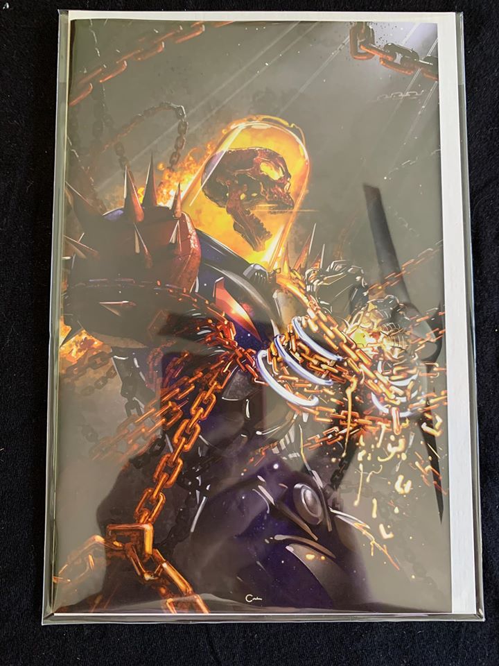 Revenge of the Cosmic Ghost Rider #1 - Clayton Crain Variant Set ...